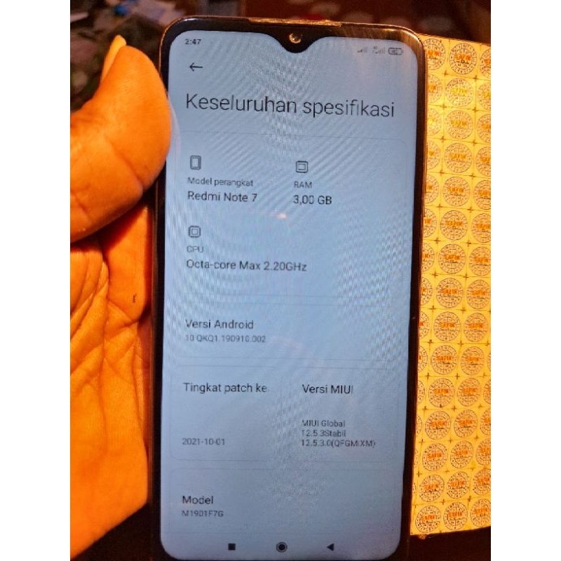Jual mesin redmi note 7 ram 3/32 normal tested | Shopee Indonesia