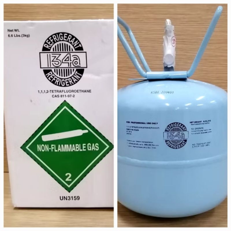 Jual Freon R134A Freon Kulkas Dan Mobil Refrigerant 134a 3Kg | Shopee ...