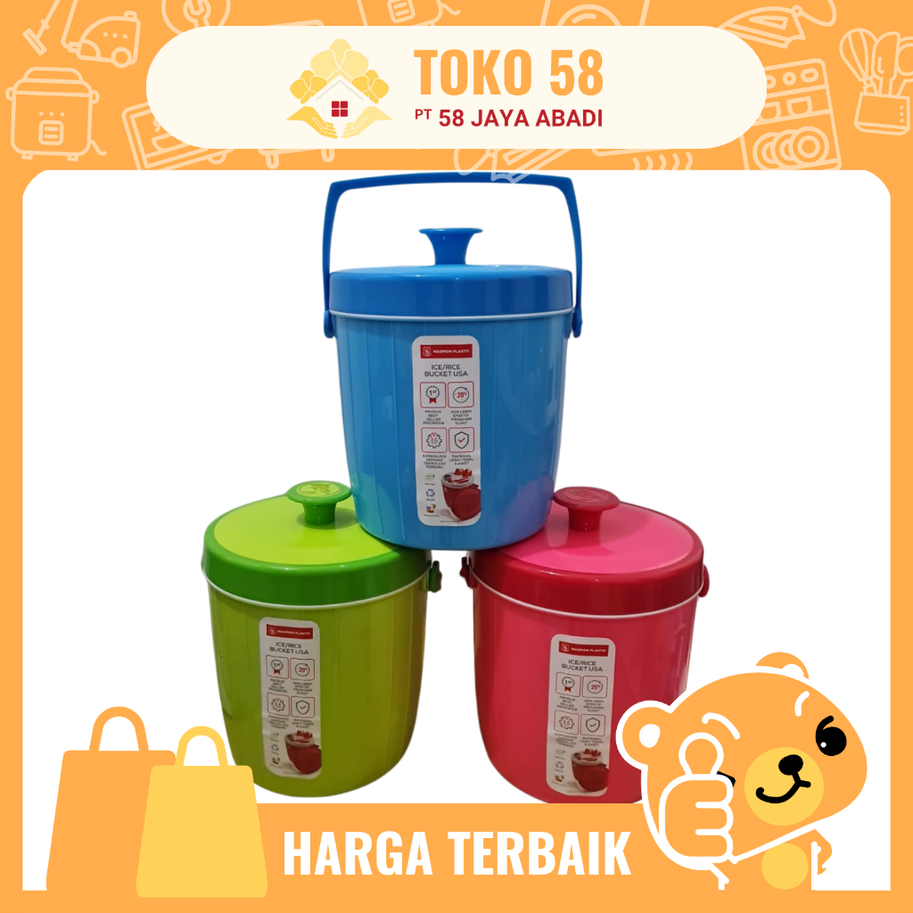 Jual [COD] Rice Bucket Maspion (Panas/Dingin) 6 Liter , 8 Liter , 14 ...