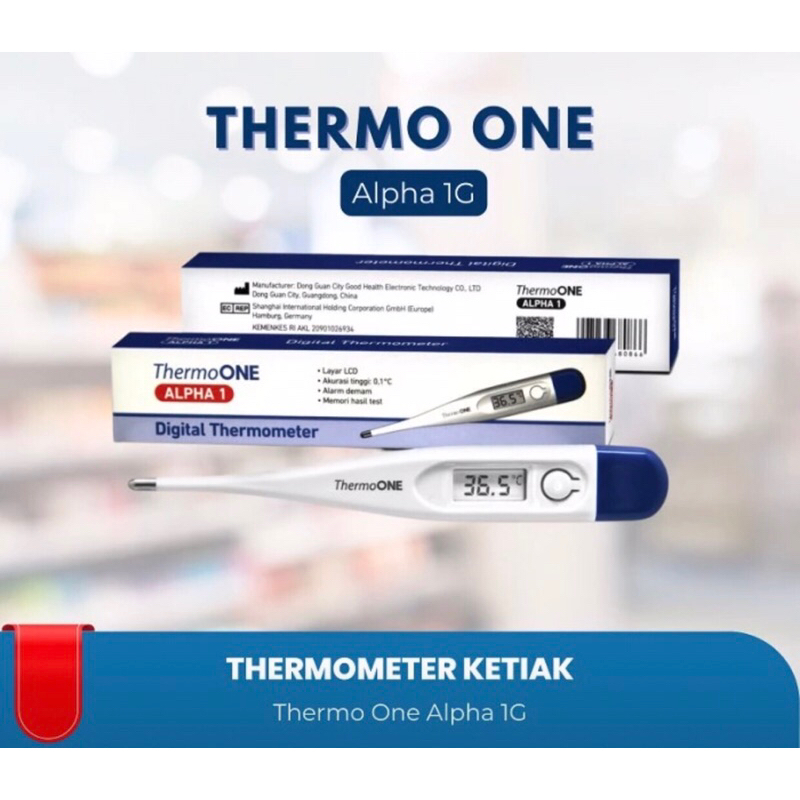 Jual Thermometer Digital Onemed Alpha 1 G / Termometer Digital OneMed ...