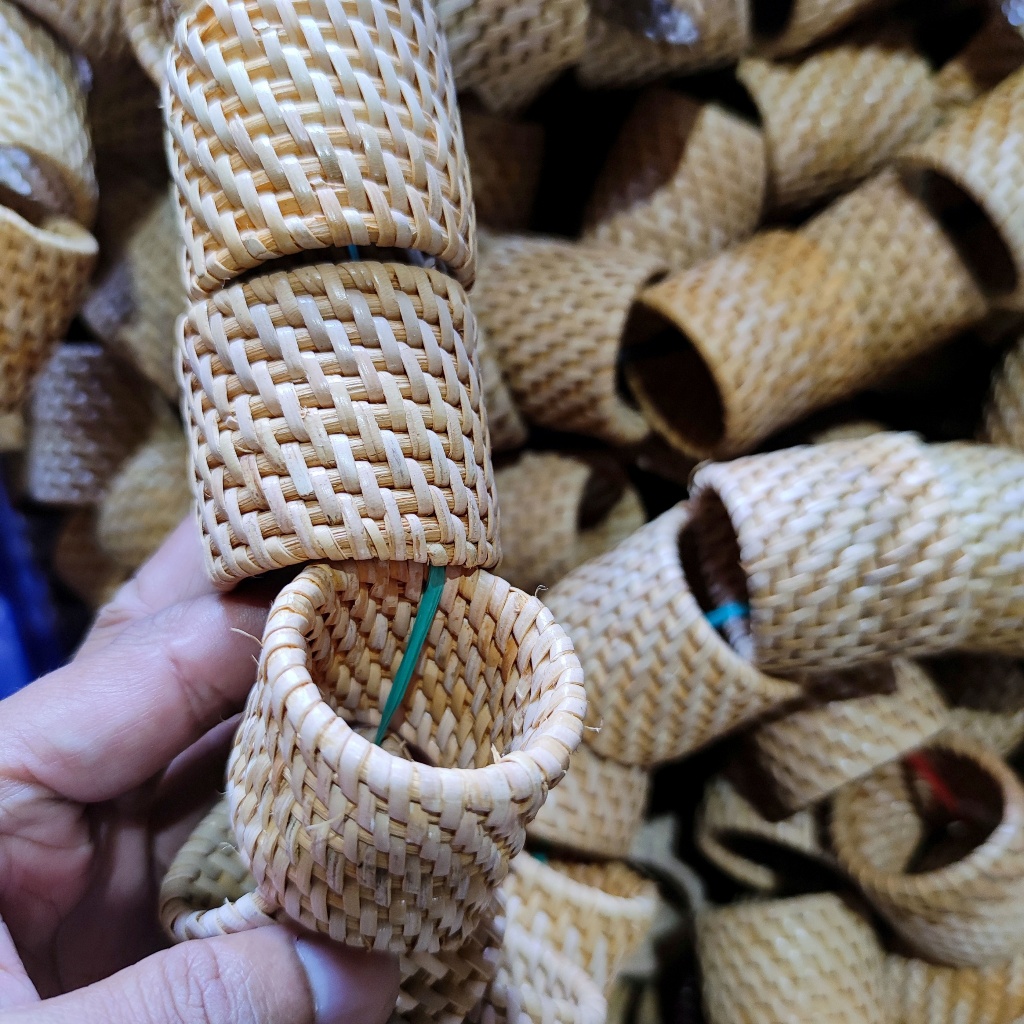 Jual napkin ring rotan rattan ring serbet cincin rotan | Shopee Indonesia