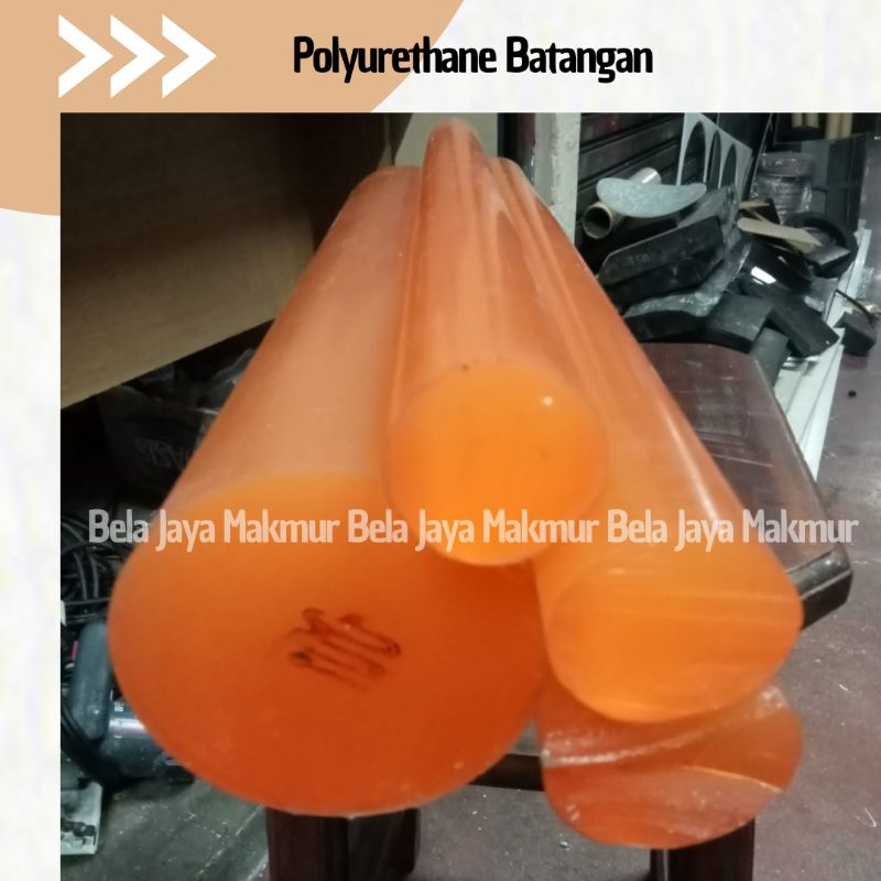 Jual Polyurethane Batangan Rod Panjang 1 Meter Tebal 40mm 45mm 50mm 55mm 60mm 65mm 70mm 75mm ...