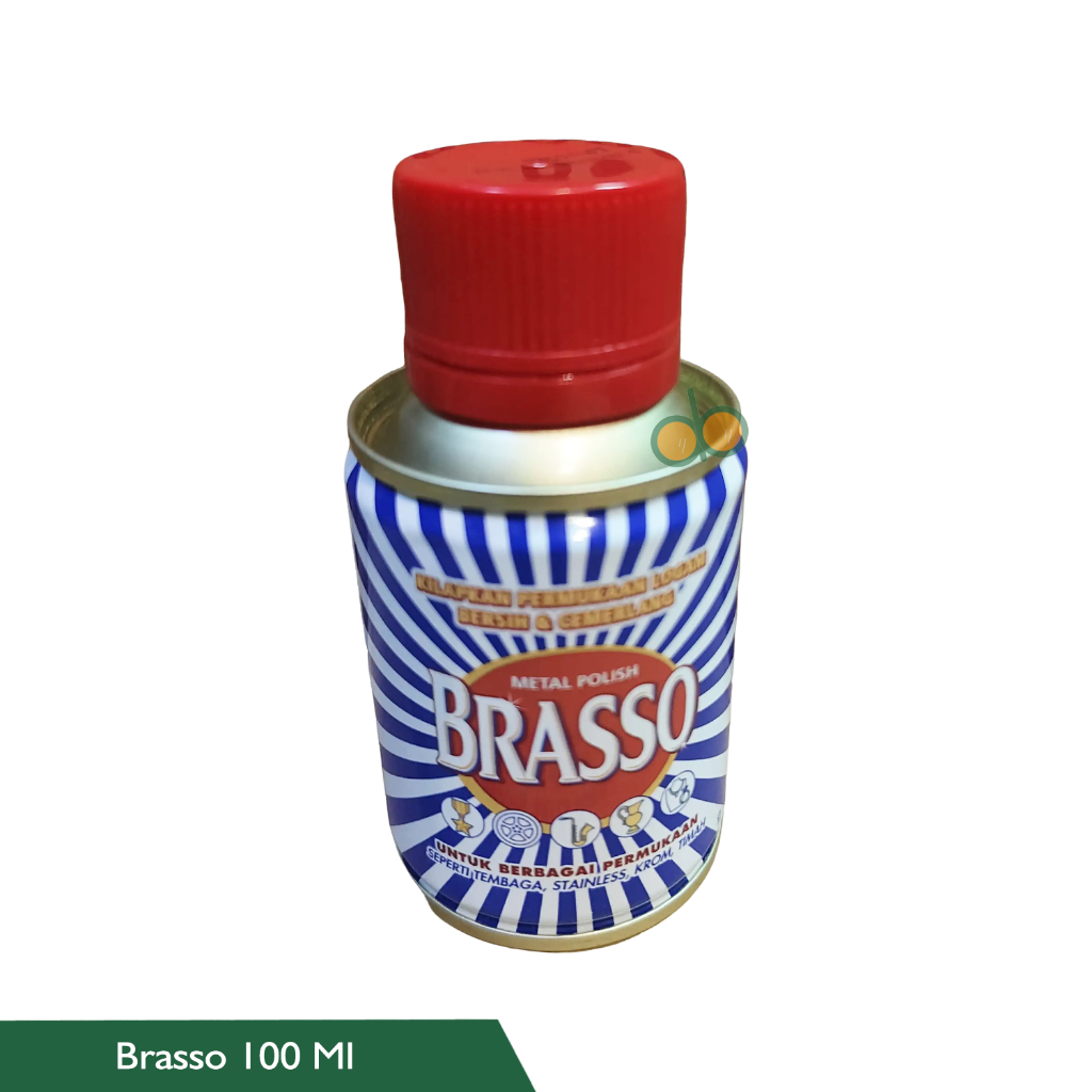 Jual Brasso Metal Polish 100ml Pengkilap Logam pembersih stainless kuningan | Shopee Indonesia