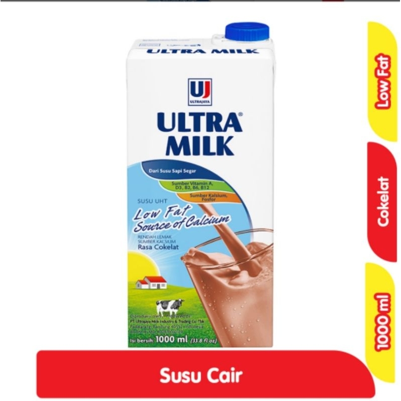 Jual Susu Ultra UHT Low Fat 1 Liter | Shopee Indonesia