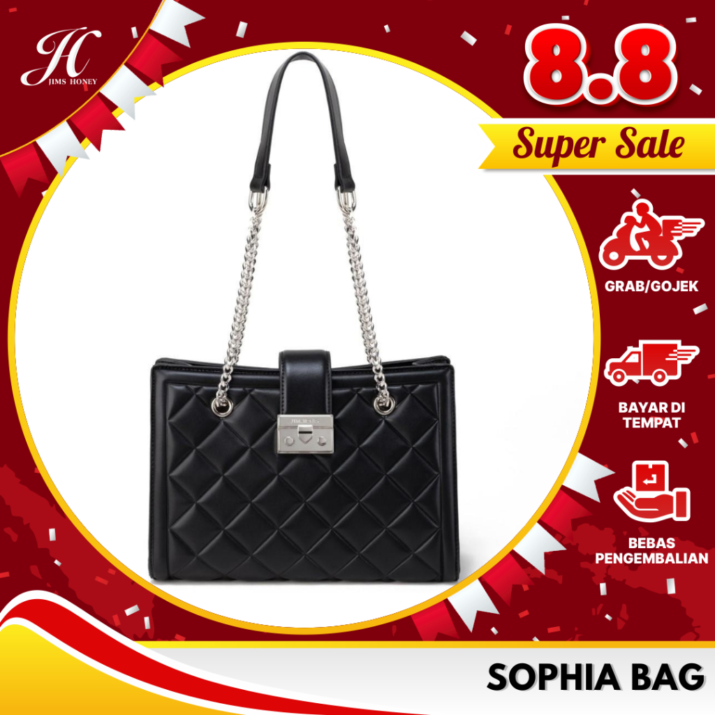 Jual JIMS HONEY SOPHIA BAG TAS BAHU SOULDER BAG WANITA TALI RANTAI KOMBINASI | Shopee Indonesia