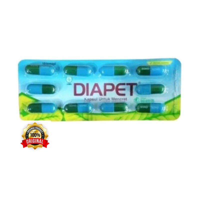 Jual DIAPET Strip 10 Kapsul / Mengurangi Frekuensi Buang Air Besar ...