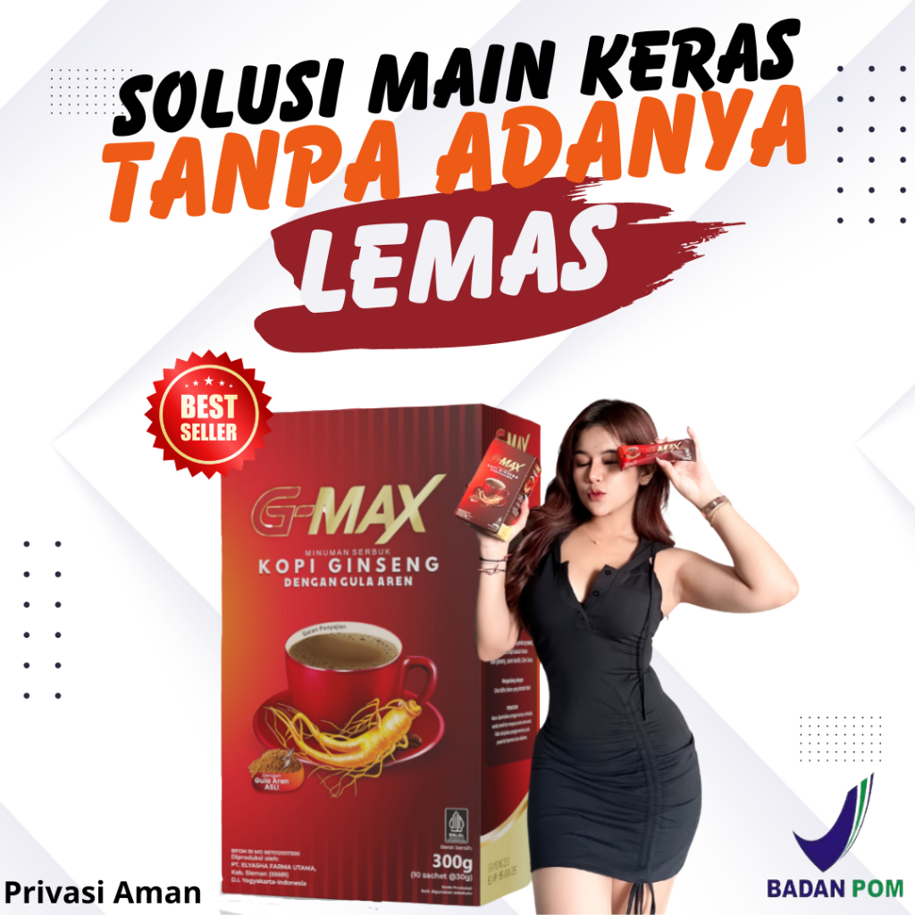 Jual Kopi G-MAX Original 100% Kopi Penambah Stamina Pria Dewasa Tanpa Efek Samping Aman Sudah ...