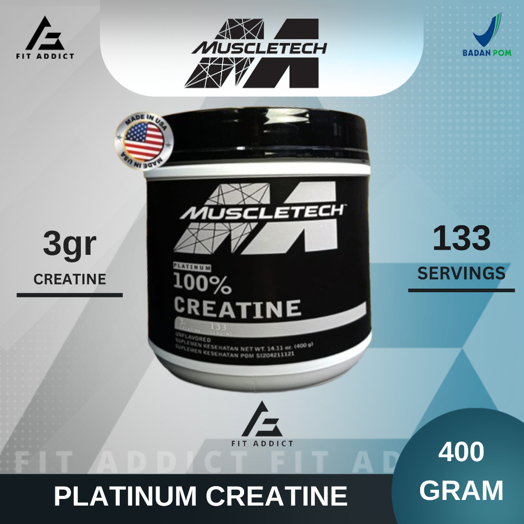 Jual MuscleTech Platinum Creatine 400 gram MT Muscle Tech 400gr ...