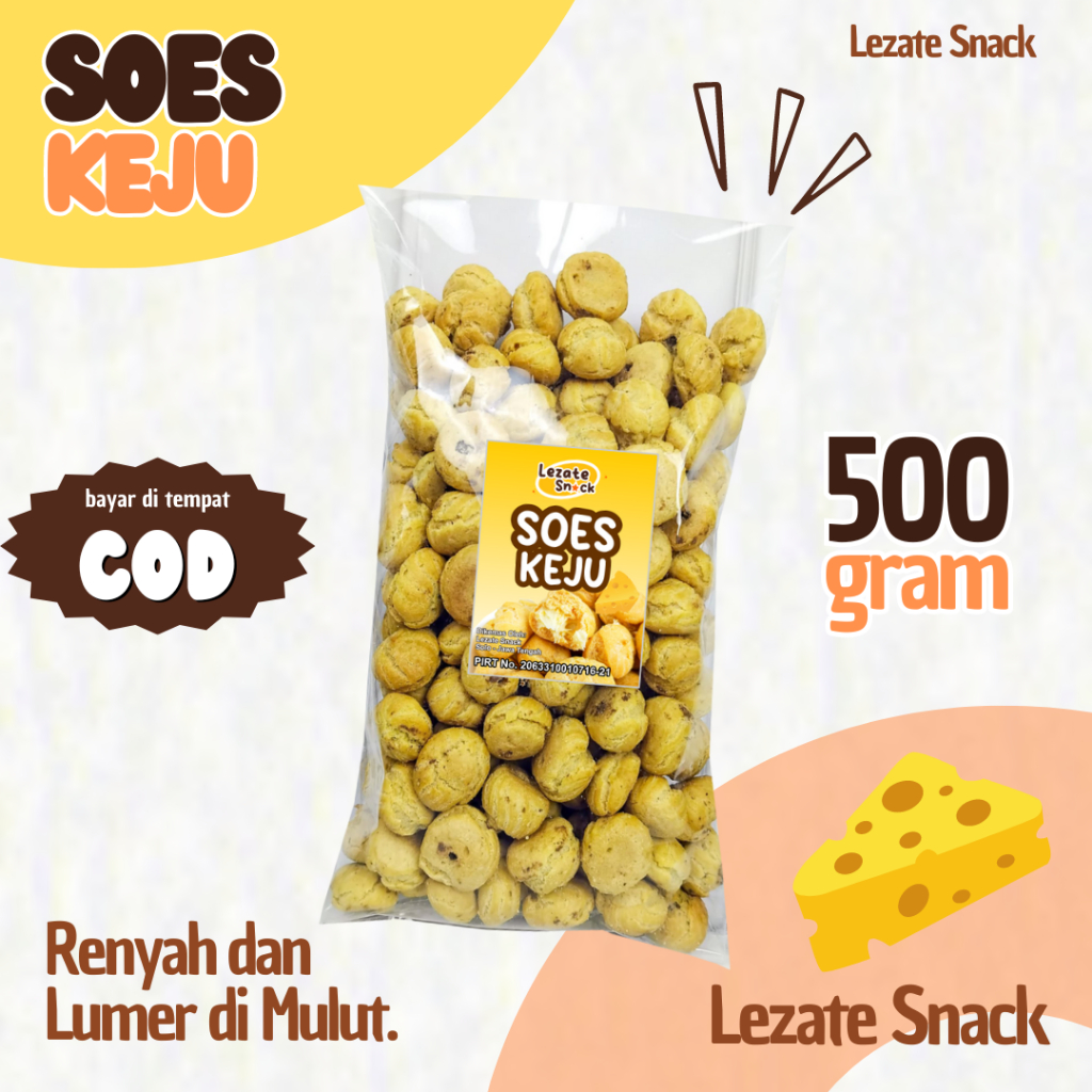 Jual Sedap Snack - Soes Coklat Kiloan 500gr Aneka Isian Rasa Keju ...