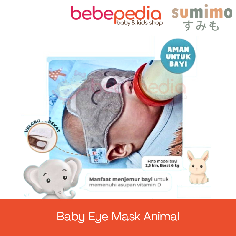Jual Sumimo Baby Eye Mask Animal | Penutup Mata Bayi | Shopee Indonesia