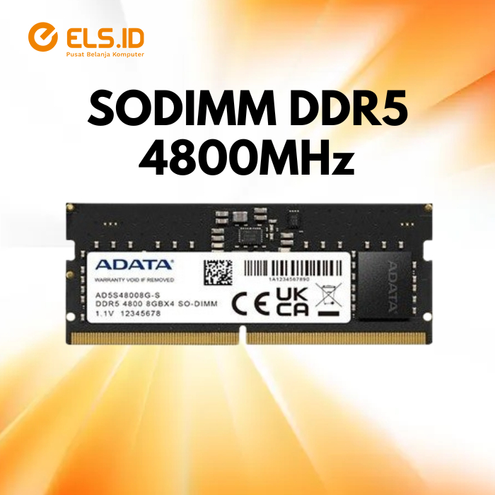 Jual Adata DDR5 4800MHz Sodimm Memory Laptop | Shopee Indonesia