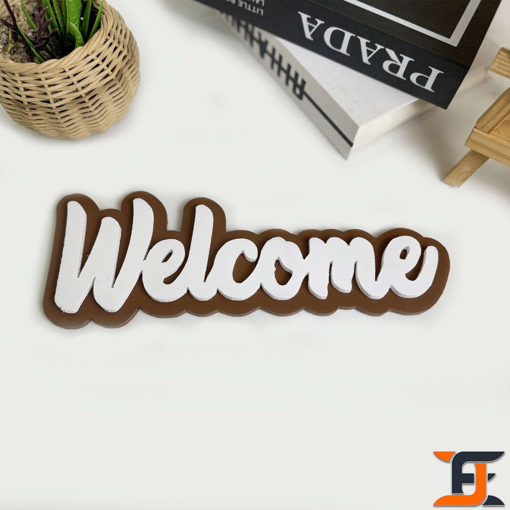 Jual AFTEREAT HIASAN DINDING KAYU WELCOME PAPAN TANDA SELAMAT DATANG ...
