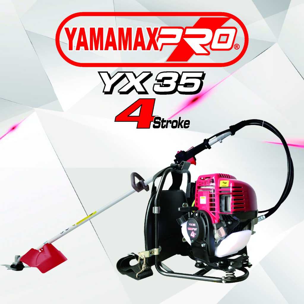 Jual Yamamax Pro Mesin Potong Rumput YX35 4 Tak Brush Cutter | Shopee ...