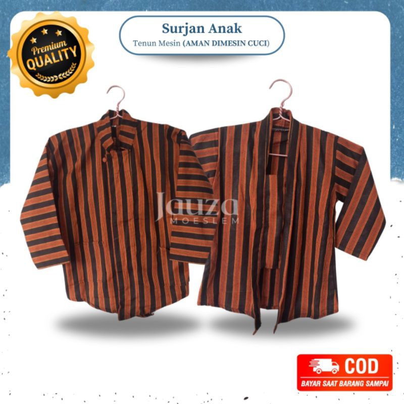 Jual [PREMIUM/HALUSAN ANAK] Baju Surjan Lurik Jawa Anak | Baju Surjan Lurik jawa Anak Pria/Laki ...