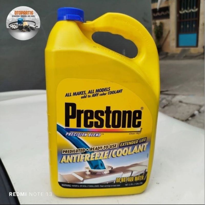 Jual PRESTONE Air Radiator Anti Freeze Coolant 3.78Liter Galon Ready To ...