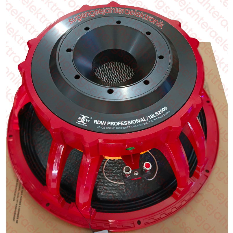 Jual Speaker Komponen RDW 18 LS 2000 / 18LS2000 / LS2000 - 18 inch ...