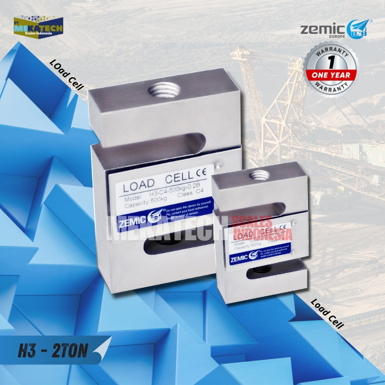 Jual Load Cell / Sensor Berat Timbangan Hopper, Tanki, Silo Zemic H3 ...