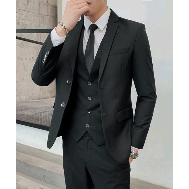 Jual [COD] JAS BLAZER FORMAL CASUAL WISUDA WEDING PREWED KERJA KANTOR ...