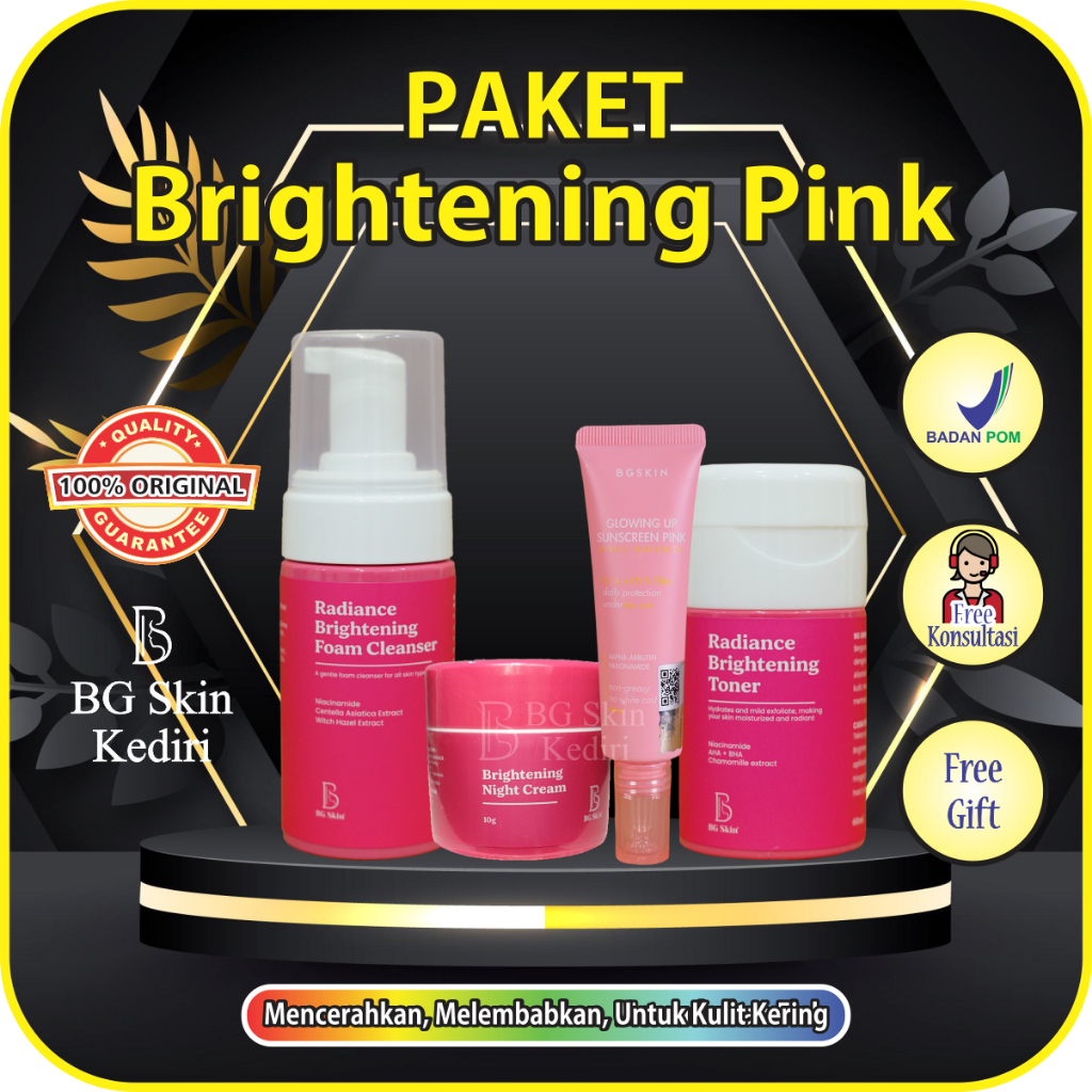 Jual PAKET BRIGHTENING PINK BEAUTY GLOW / BG SKIN | Shopee Indonesia