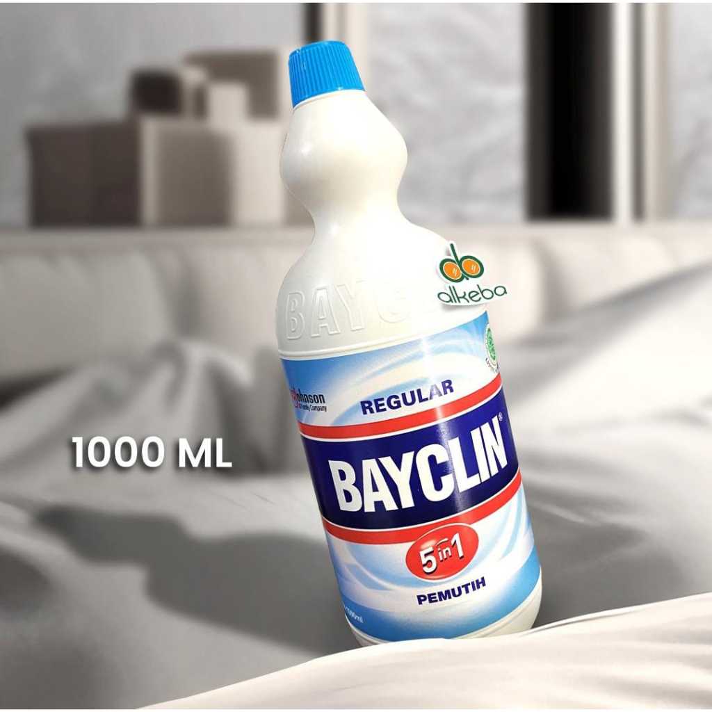 Jual Bayclin Pemutih Pakaian 1000 ml / Bleaching Kemasan Botol 1 Liter ...