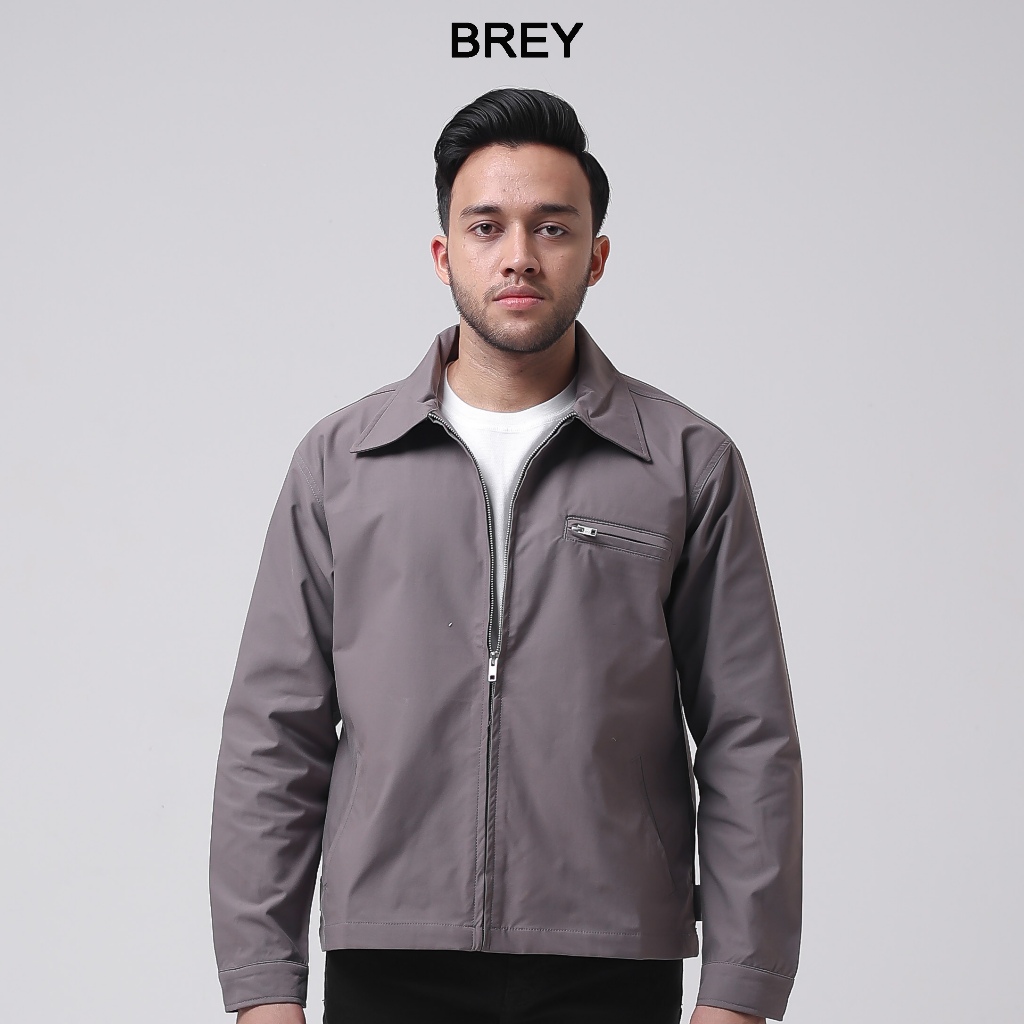 Jual BREY Jaket Pria Work Jacket Trucker | Shopee Indonesia