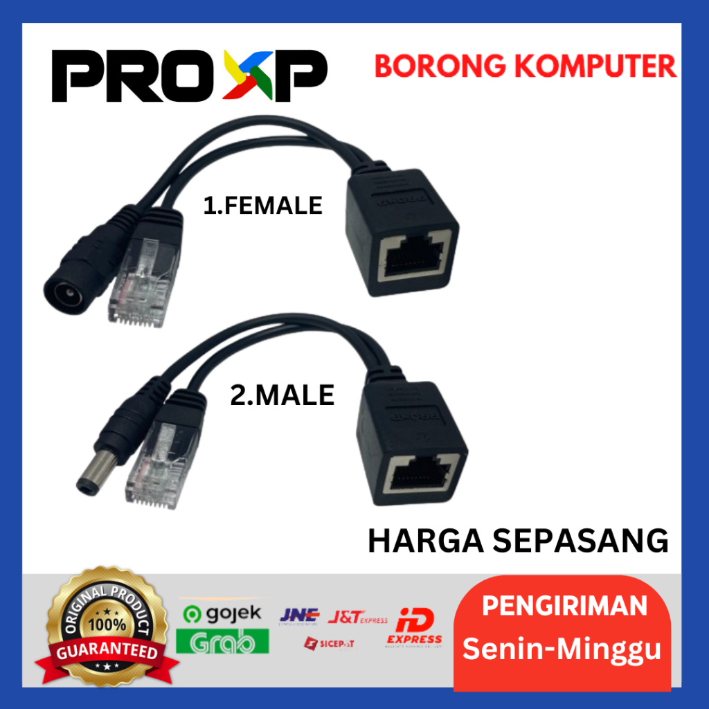 Jual Proxp Kabel Poe Splitter / Kabel Poe Injector | Shopee Indonesia