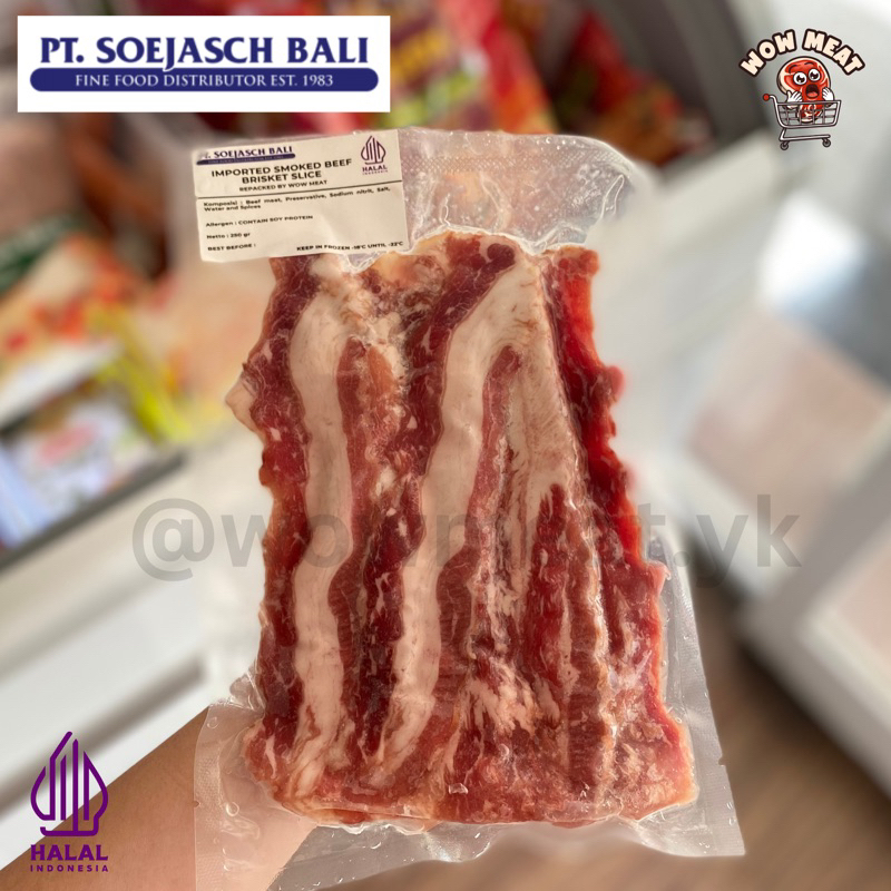 Jual Daging Sapi Asap | Smoke Brisket Slice | Daging Asap Slice ...