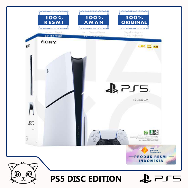 Jual PS5 Slim Disc Edition / Version Garansi Resmi Sony Indonesia - Sony PlayStation 5 Console ...