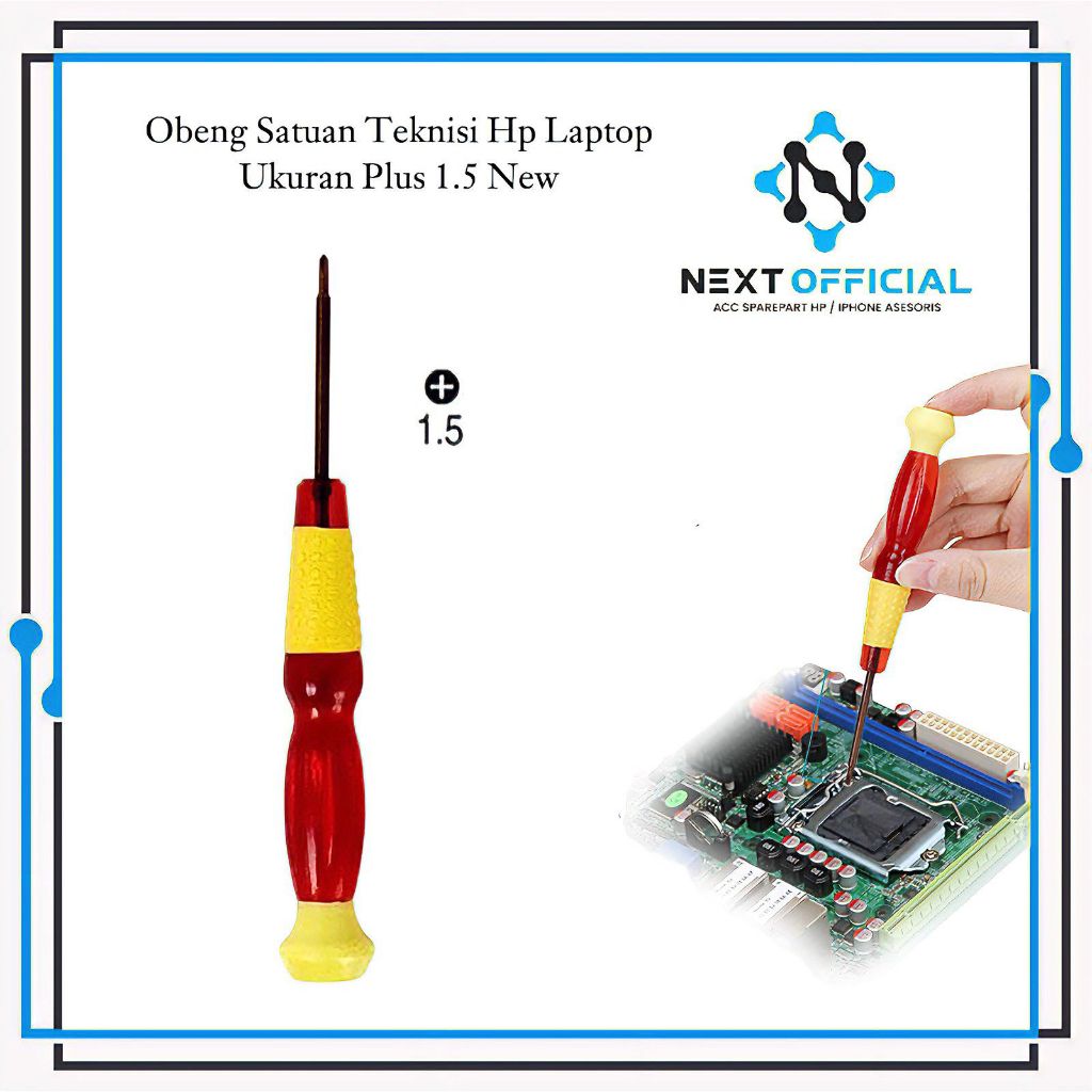 Jual Obeng Satuan Obeng Teknisi Hp Laptop Joykon + 1.5 30mm New Terbaru ...