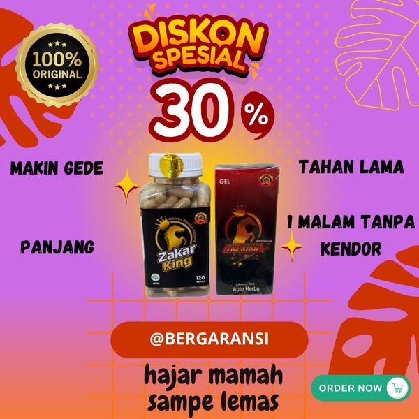 Jual ZAKAR KING KAPSUL ORIGINAL ISI 120 + ZAKAR KING OLES (Z-KING SPECIAL OIL) 100% HERBAL ...