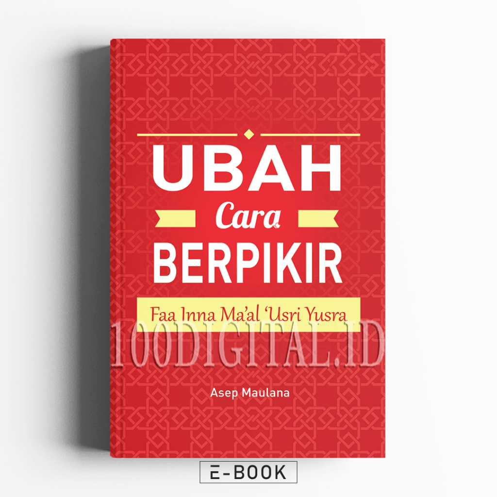 Jual (ID4089) Ubah Cara Berpikir ; Faa Inna Maal Usri Yusra - CA08 | Shopee Indonesia