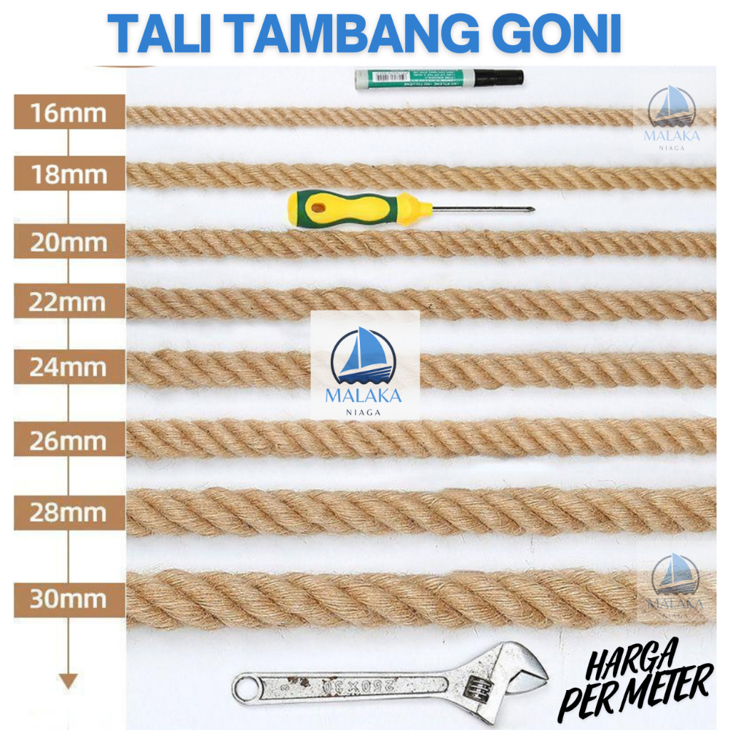 Jual TALI TAMBANG GONI BESAR METERAN - TALI TARIK TAMBANG PENGIKAT ...