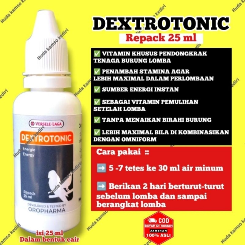 Jual DEXTROTONIC 25mL dextrotonic 25ml dextrotonik versele laga | Shopee Indonesia