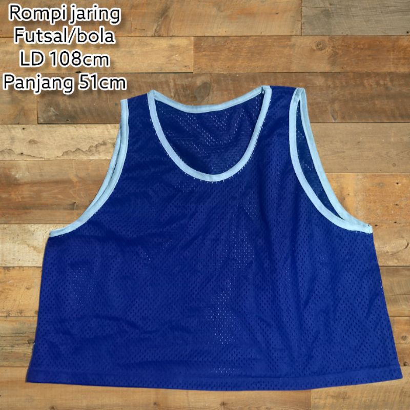 Jual Rompi training jaring futsal atau bola biru | Shopee Indonesia