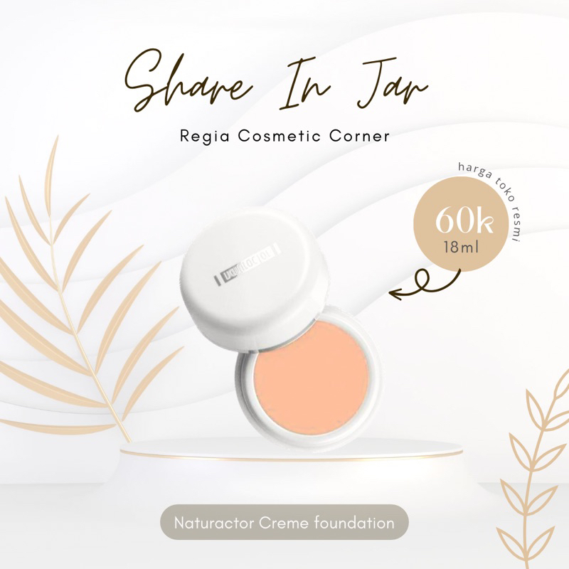 Jual Naturactor - Cover Foundation (share in jar) | Shopee Indonesia