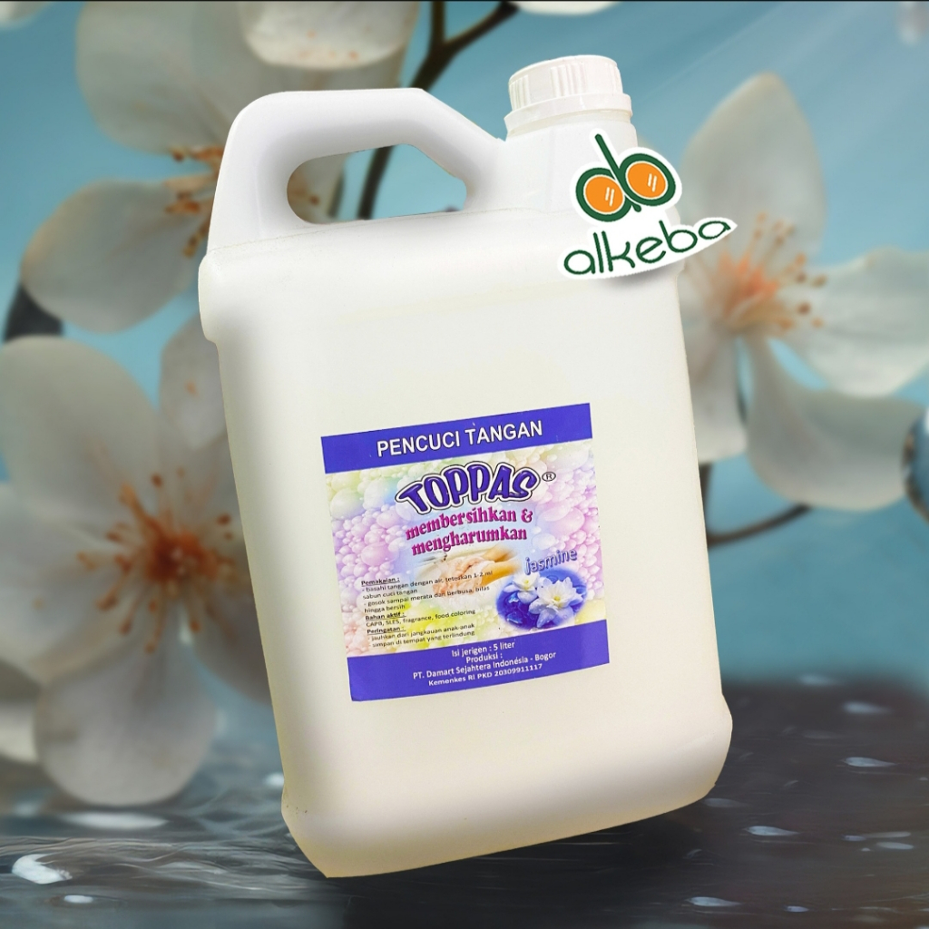 Jual Toppas Handsoap Jasmine Sabun Cuci Tangan 5 Liter | Shopee Indonesia