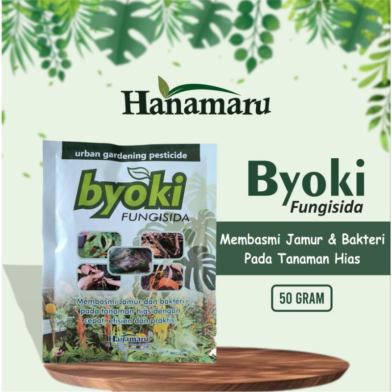 Jual BYOKI fungisida membasmi jamur dan bakteri pada tanaman hias dengan cepat, efisien dan ...