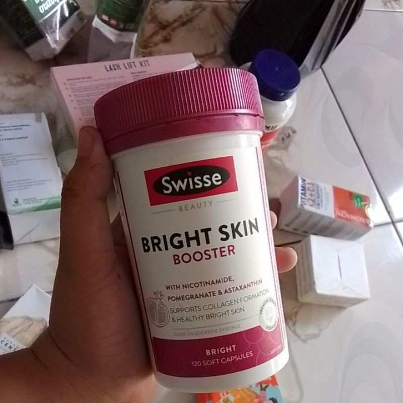 Jual Swisse Bright Skin Booster 120 soft capsules | Shopee Indonesia