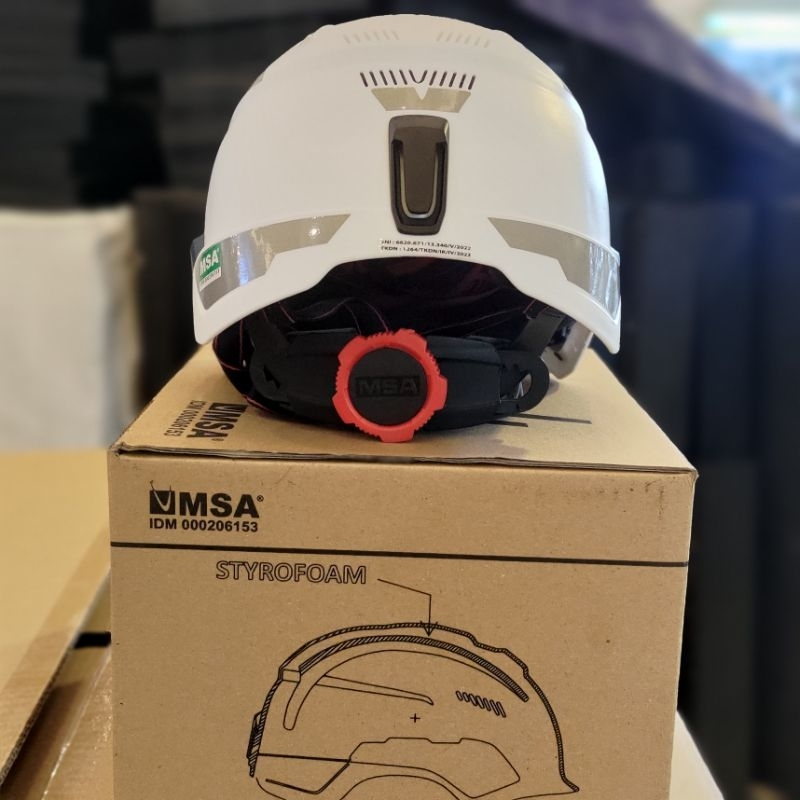 Jual Helm Climbing MSA H1 Safety Helmet SNI Putih | Shopee Indonesia