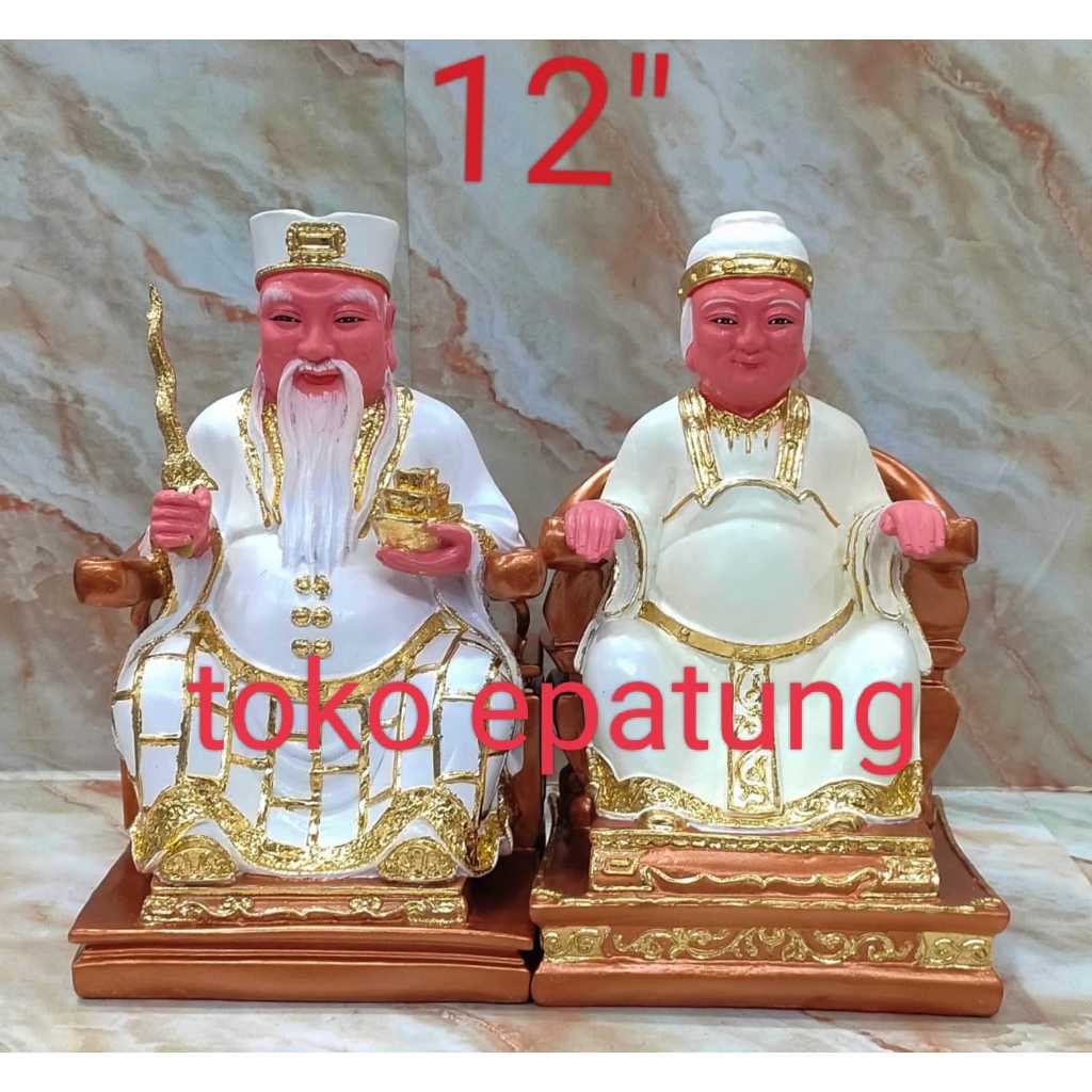 Jual patung datuk / natuk / pak haji -putih - fiber - 12 inch - kris ...