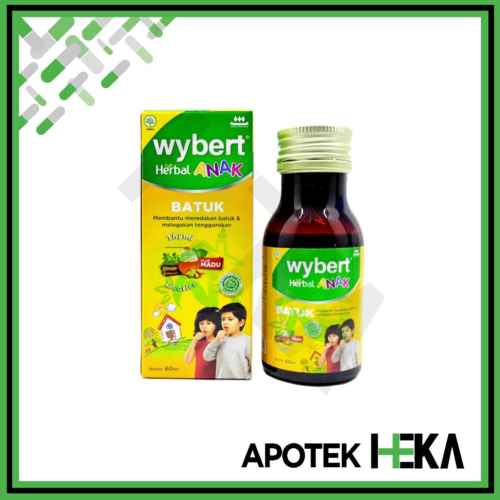 Jual Wybert Herbal Anak Botol 60 ml - Meredakan Batuk Melegakan ...