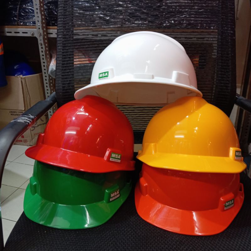 Jual Helm Safety MSA Fastrack / Helm safety proyek / Batok Helm MSA ...