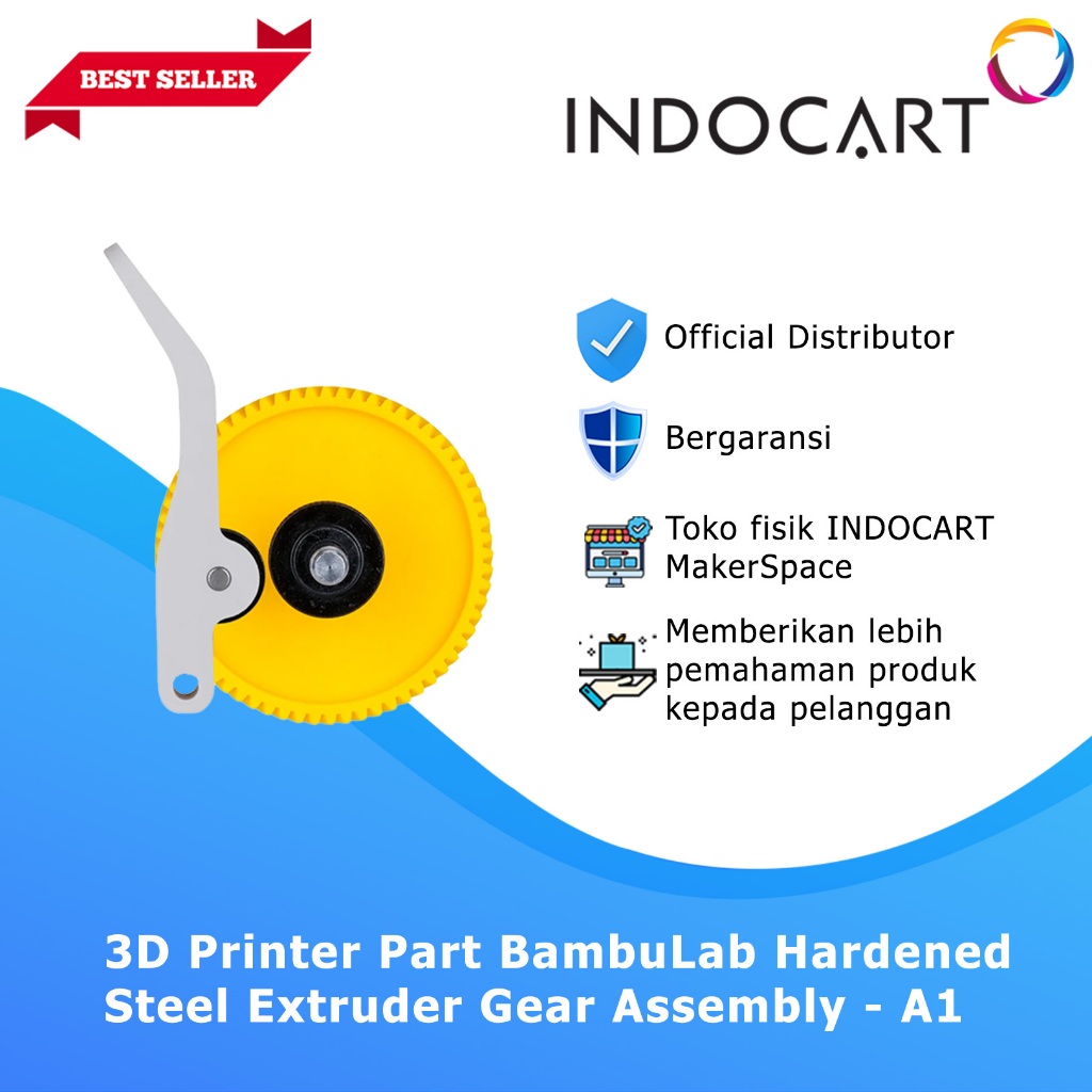 Jual 3D Printer Parts BambuLab Extruder Gear Assembly A1 | Shopee Indonesia