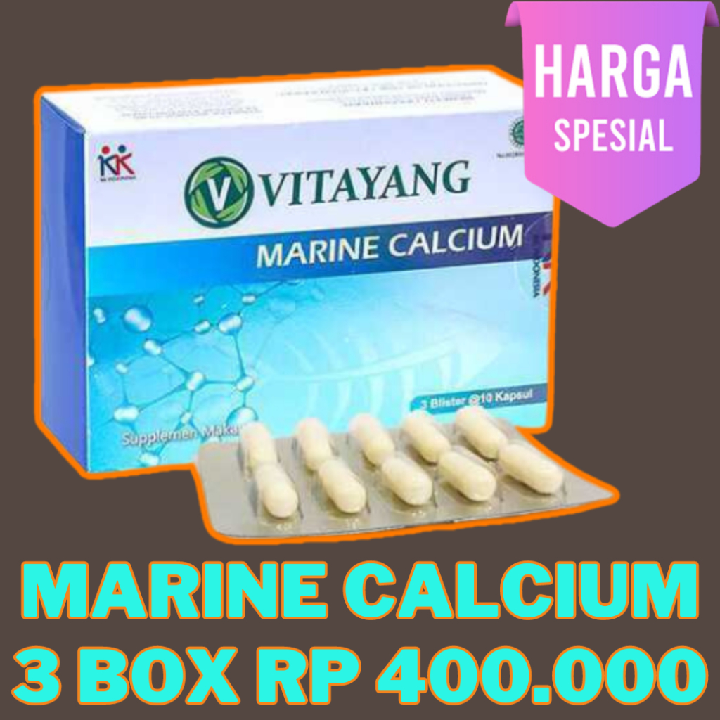 Jual Vitayang Marine Calcium Membantu Menjaga Kesehatan Dan Kepadatan ...