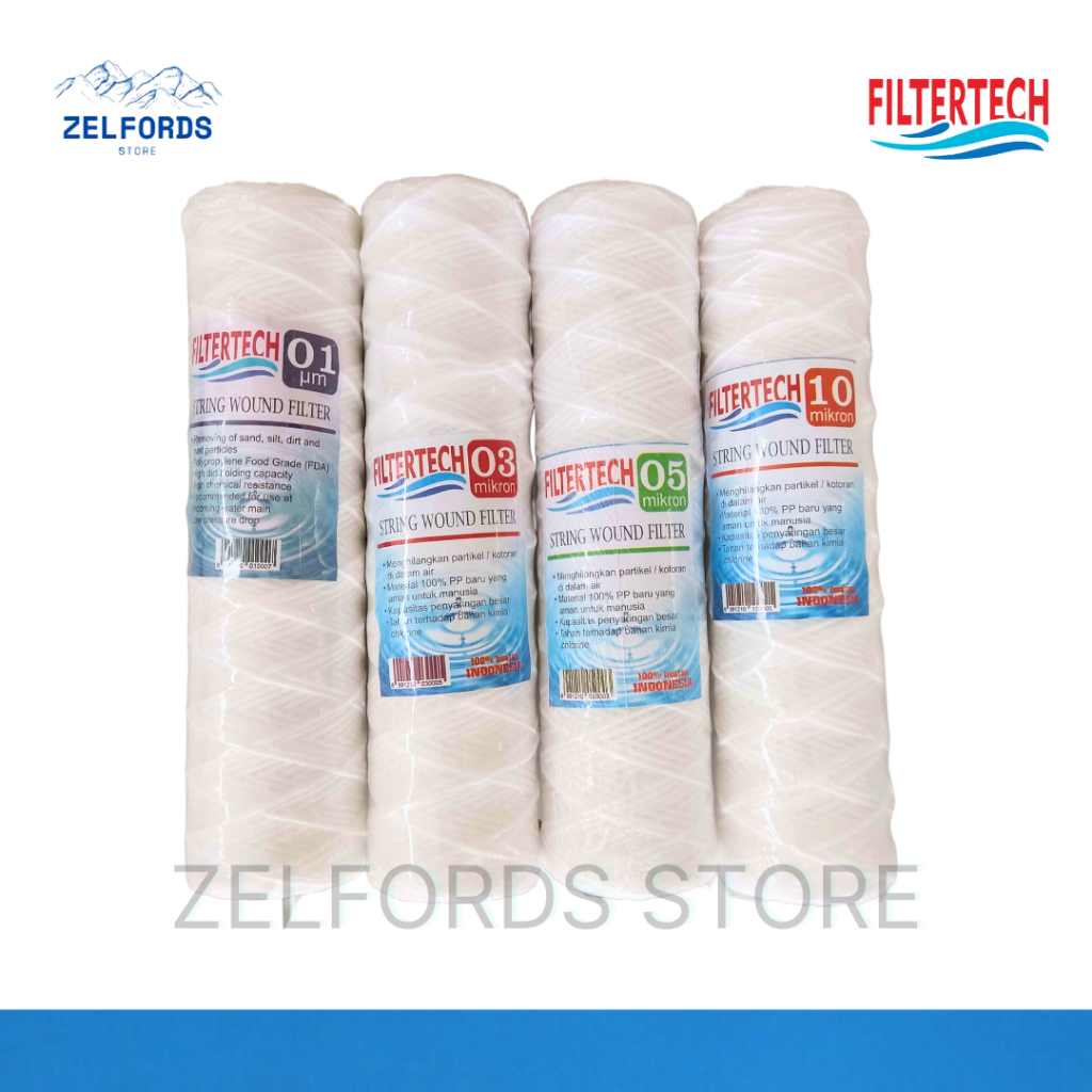 Jual String Wound Cartridge Filter / Cartridge Filter Benang / 10 inch ...