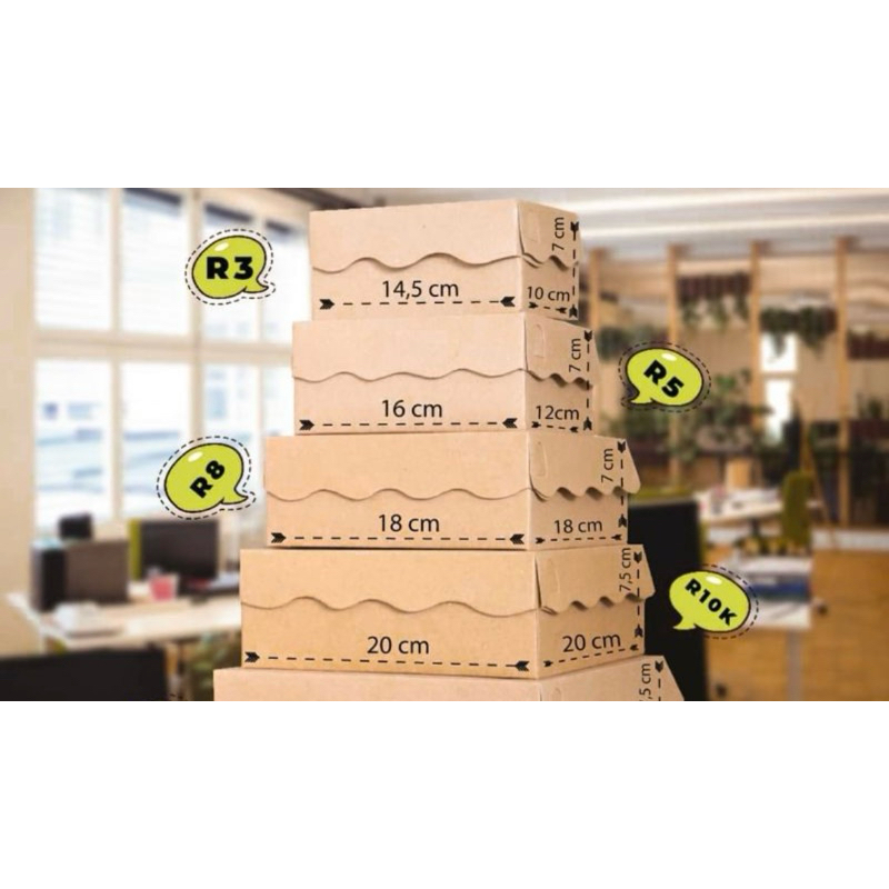 Jual Isi 20 & 50 Pcs Delima Snack Box R3 R4 R5 R8 R10K Kemasan Snack ...