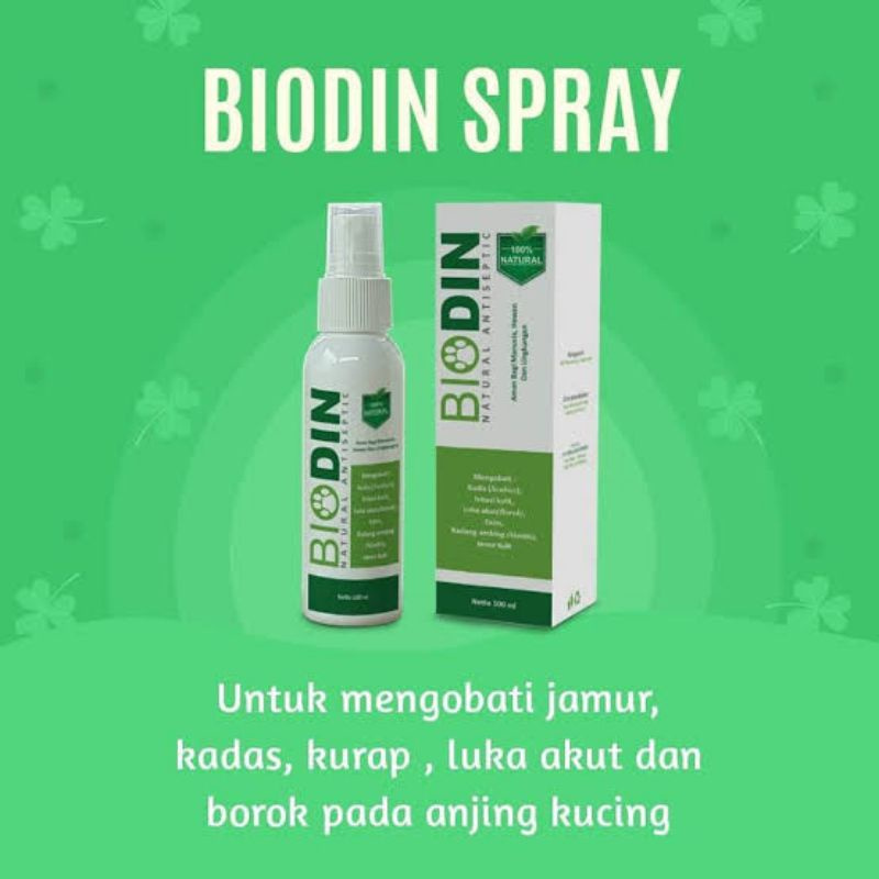 Jual Biodin Natural Antiseptic Spray 20ML | Shopee Indonesia