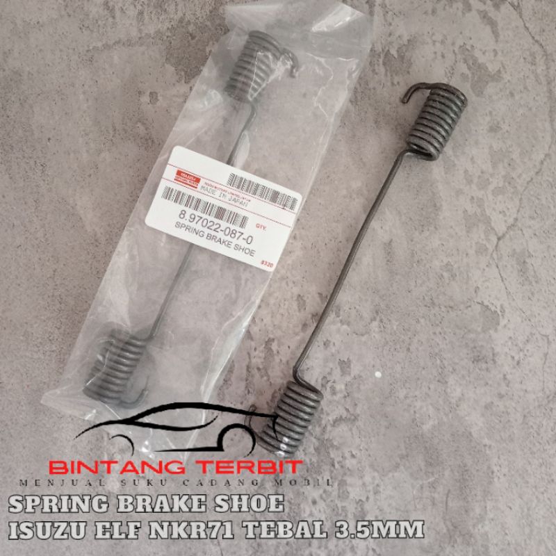 Jual SPRING BRAKE SHOE - PER KAMPAS REM ISUZU ELF NKR71 3.5MM | Shopee ...