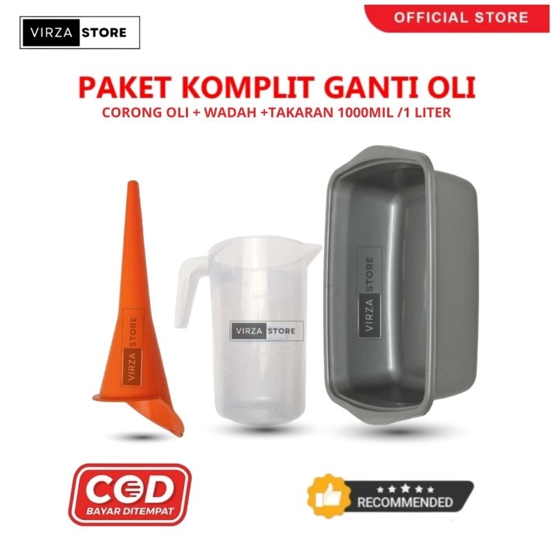 Jual Alat Tap Oli Ganti Oli 3in 1 - CORONG + WADAH OLI + TAKARAN OLI ...