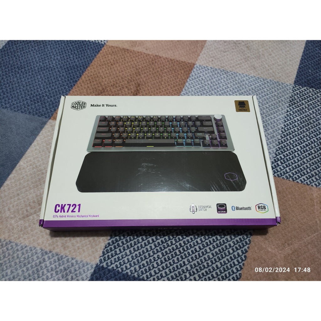 Jual Cooler Master CK721 Keyboard Mechanical 65% Wireless 3 Mode RGB ...